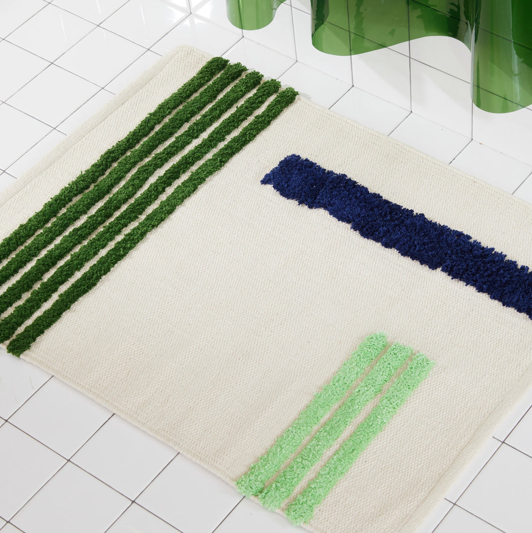 Patterned Bath Rugs – Quiet Town